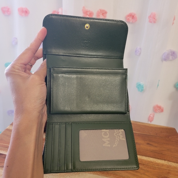 MCM | Bags | Authentic Mcm Trifold Compact Wallet | Poshmark